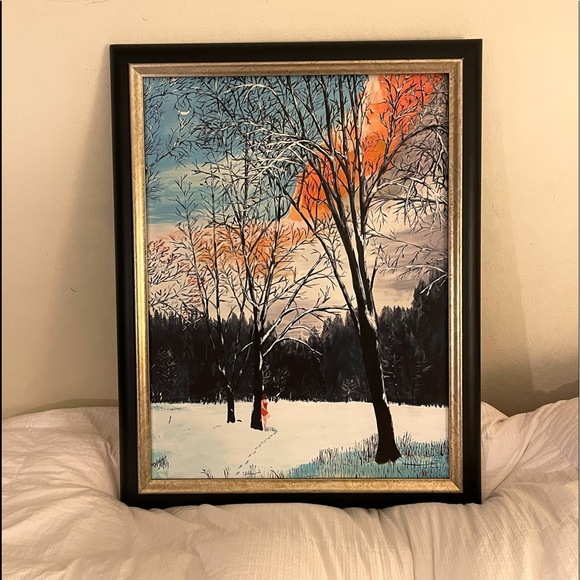 Wall Decor | Snow Wall Art | Poshmark